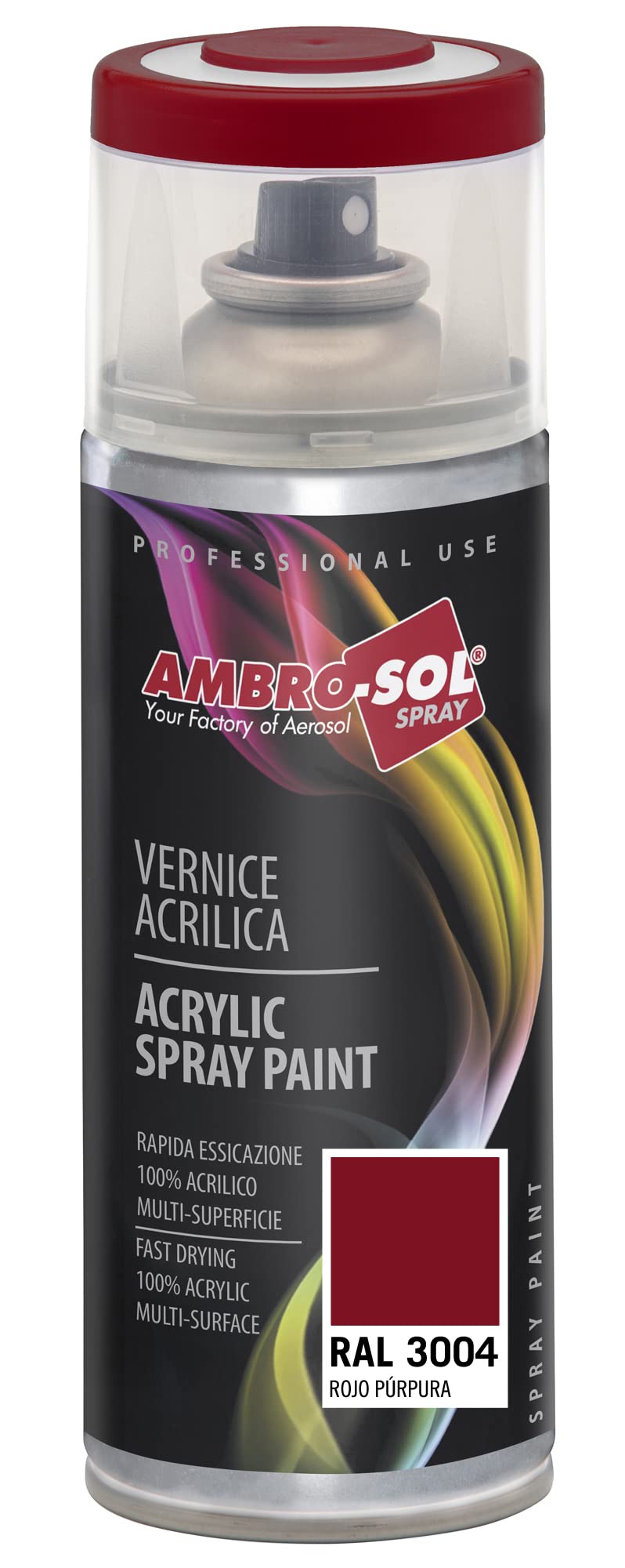 Peinture acrylique 400 ml multifonction RAL 3009 Rouge Oxyde | Bricoman