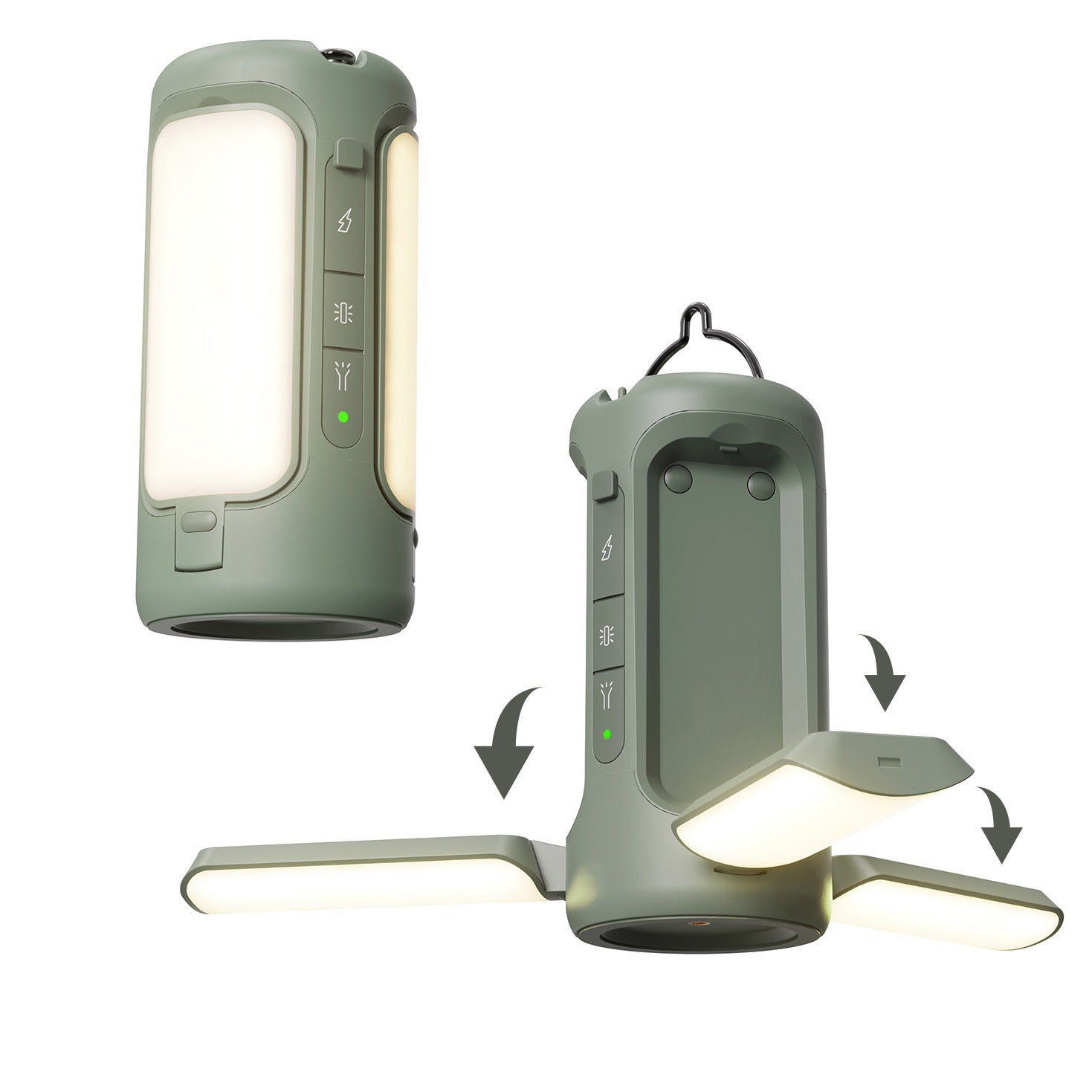 SIENTICE Luz de Camping Recargable, Linterna LED portátil, Linterna ...