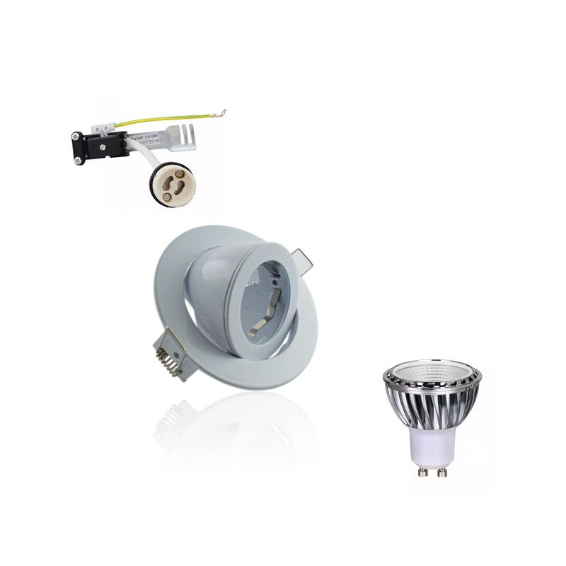 LED Spot Kit GU10 5W COB equivalente 50W Dimmable | Leroy Merlin