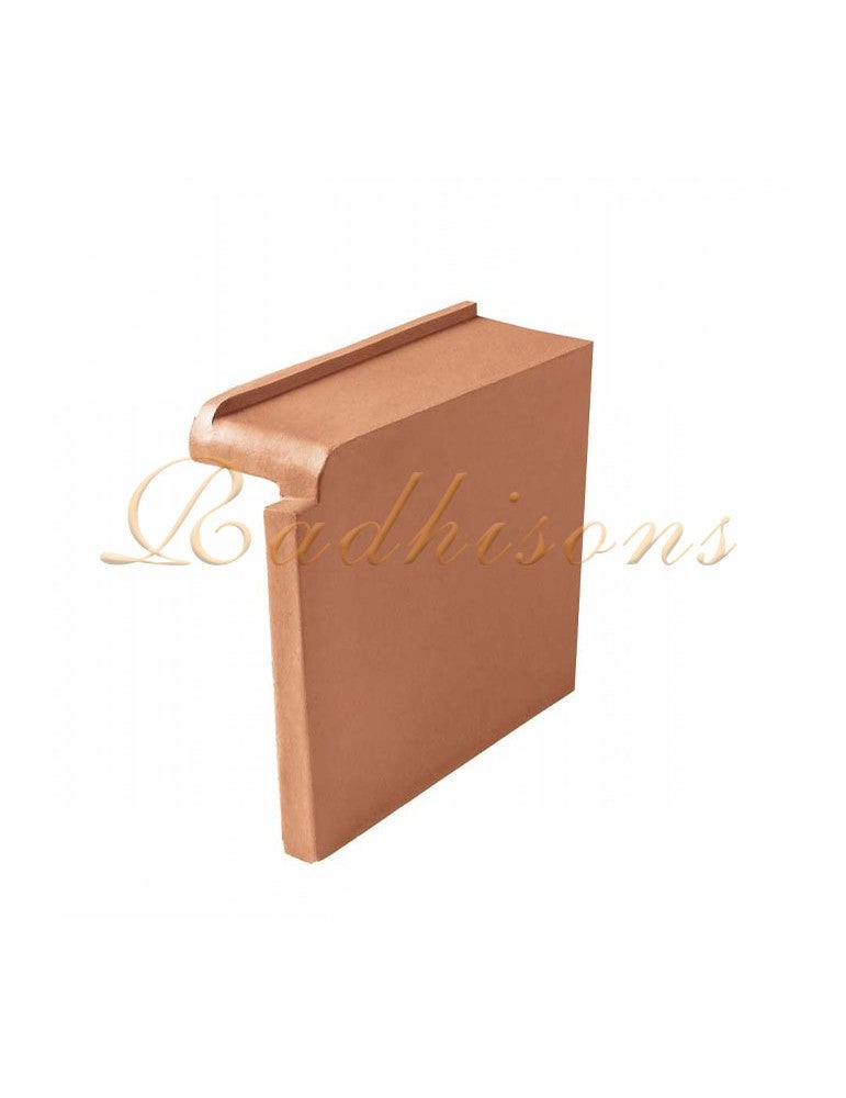 Rive monopente V1 droite argile PLASMA (25x14)cm ROUGE NATURELLE (20 ...