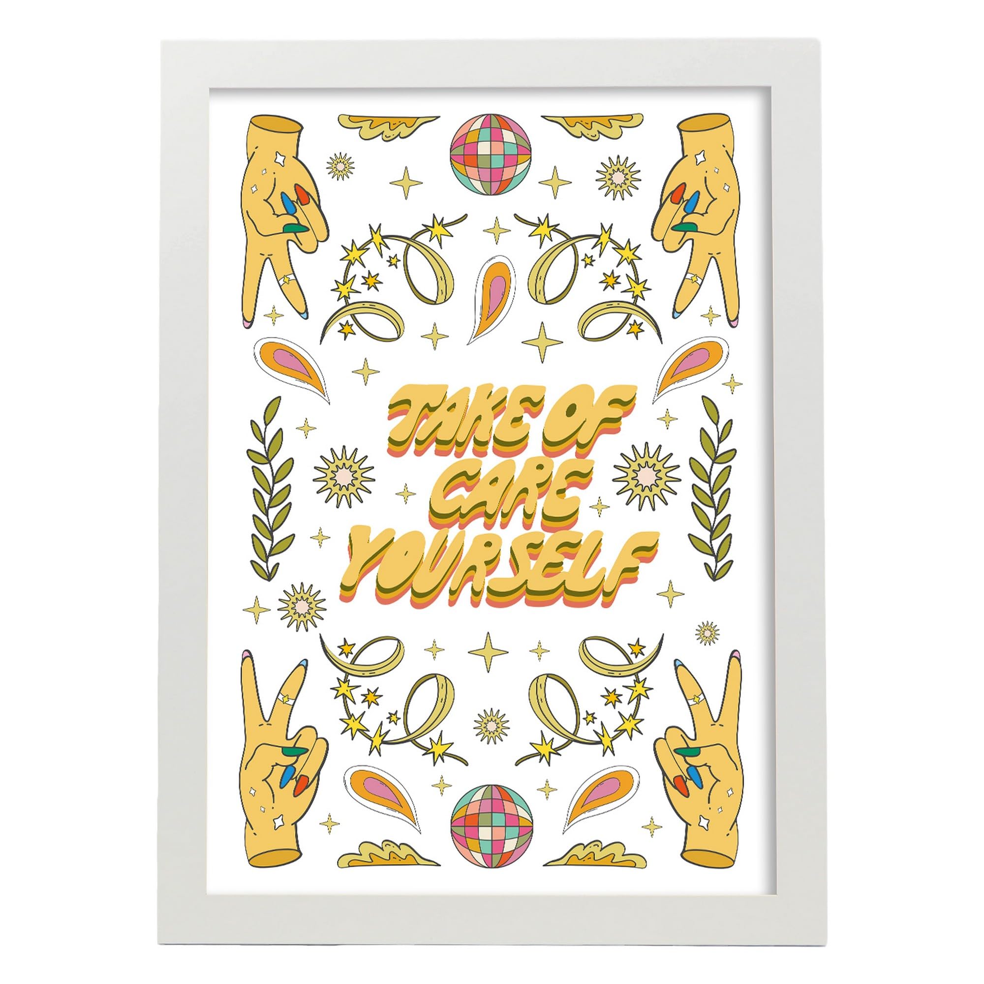 Lámina Poster De Cuídate Cuadros Decorativos Para Tu Hogar Estampados ...