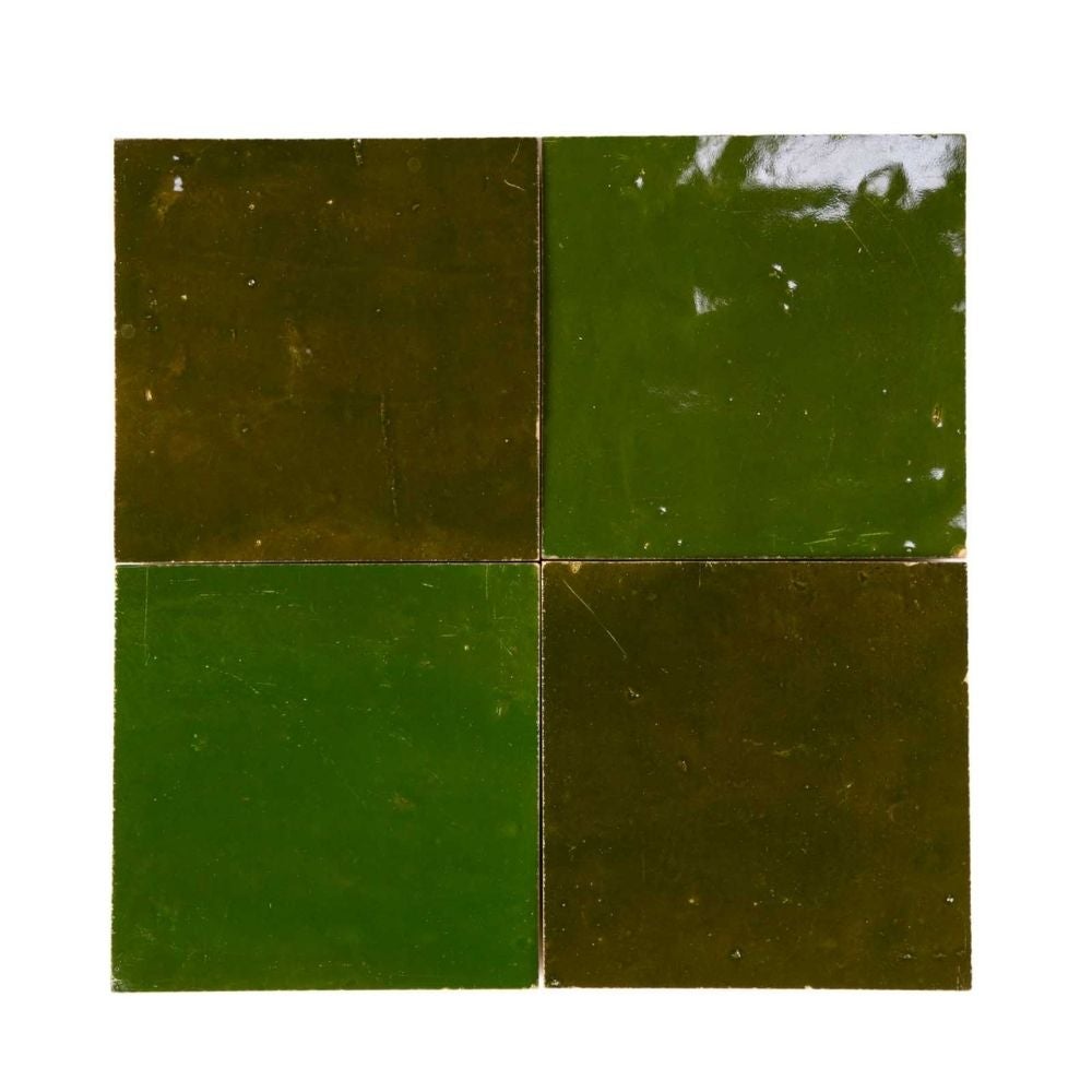 Zellige Marocain - 10x10 cm - Carrelage mur - Terre De Zellige 10x10 cm ...