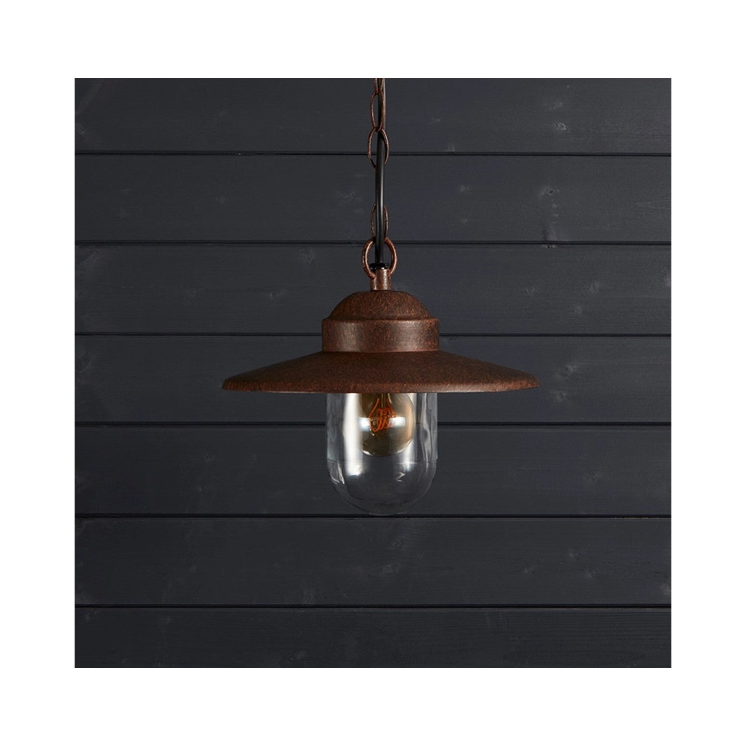 Suspension Extérieure Aluminium Perth Marron foncé | Leroy Merlin