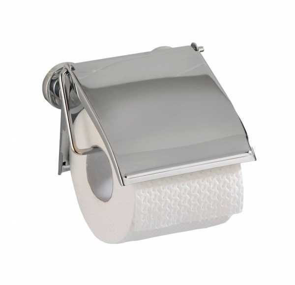 WENKO 17815 - Portarrollos mural con tapa Sion Power Loc | Leroy Merlin