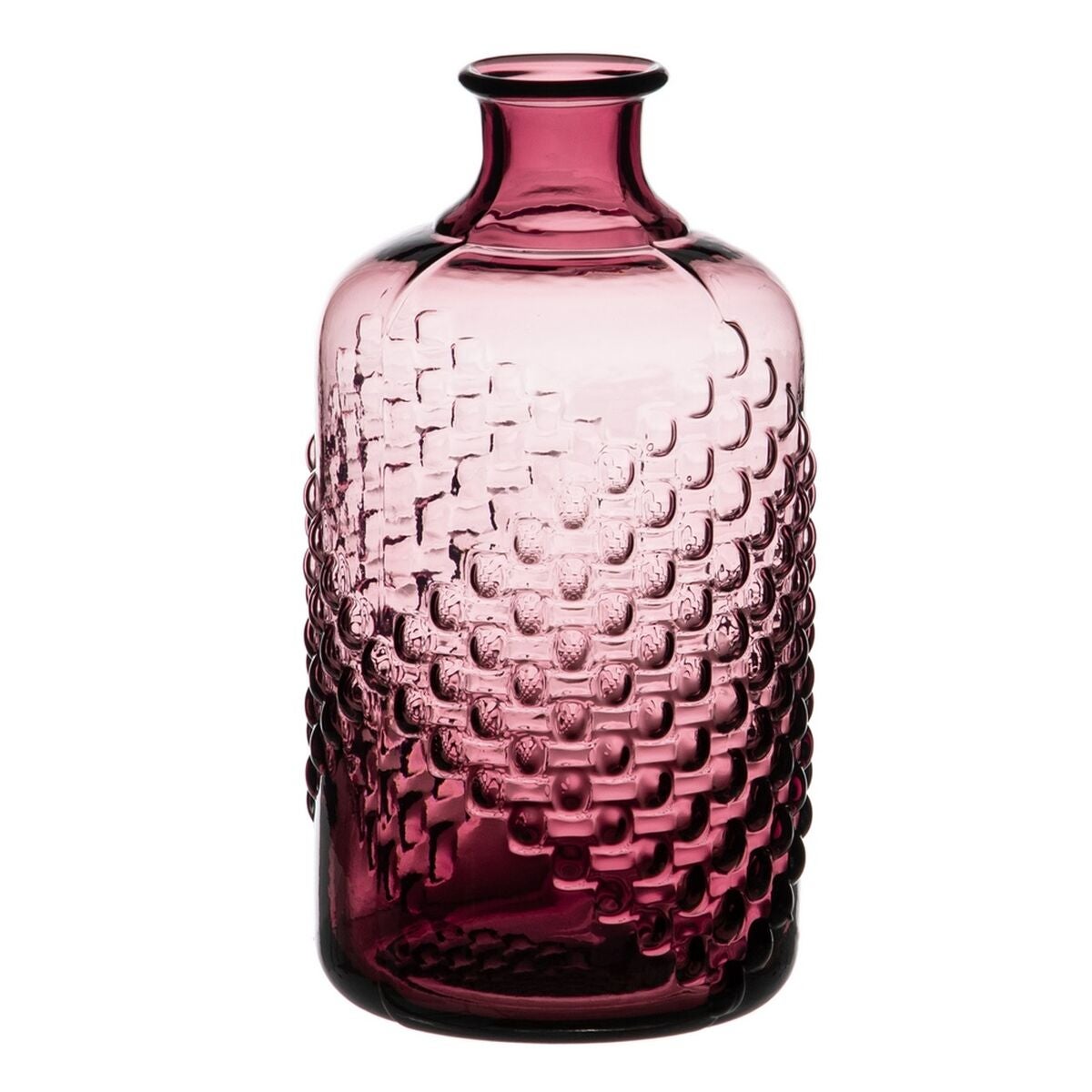 Vase verre 13 x 13 x 25 cm Mauve | Leroy Merlin