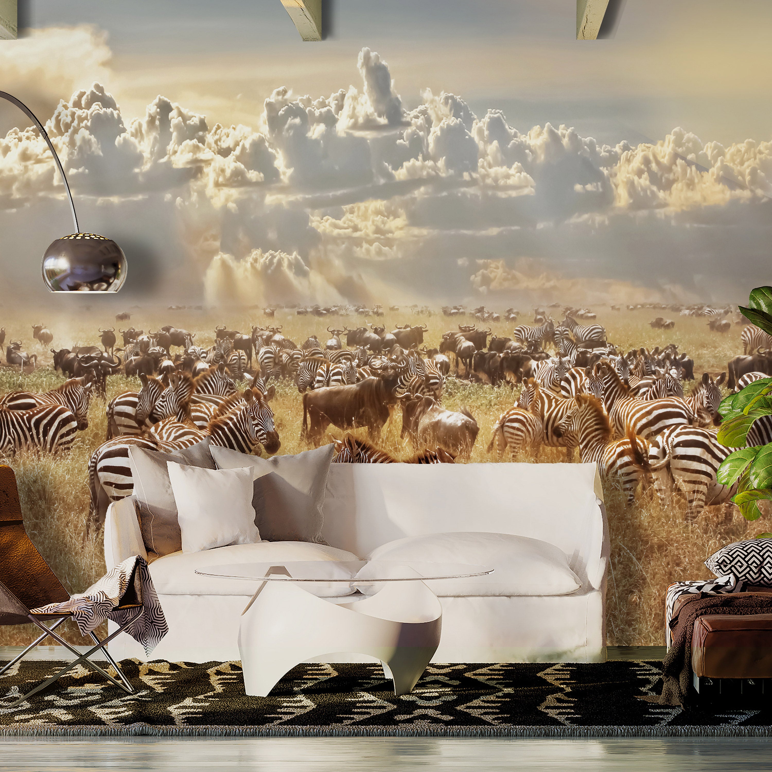 Papier peint - Zebra Land [450x315] | Leroy Merlin