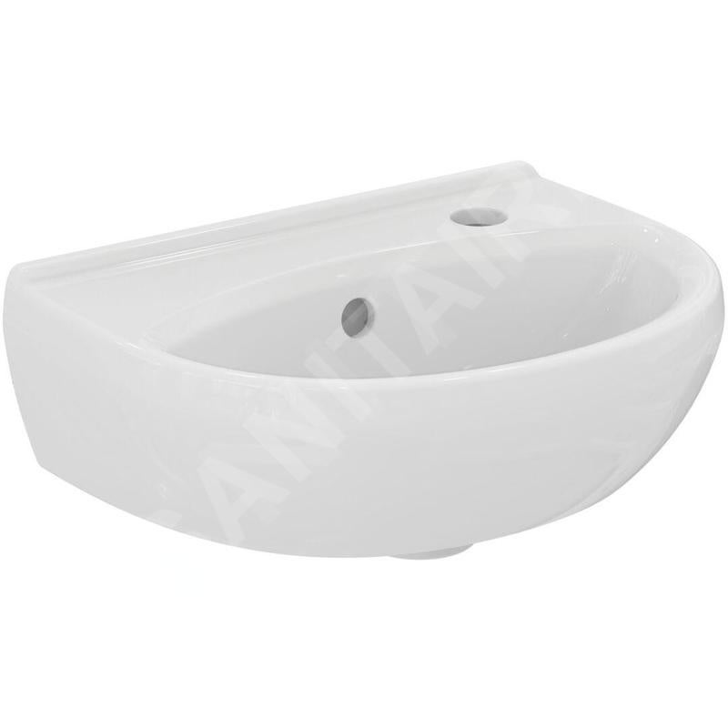 Ideal Standard Alpha - Lave-main 40 cm, avec trop-plein, trou pour ...