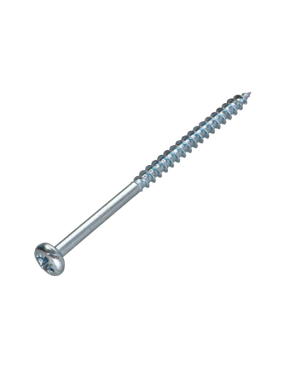 VBA Vis bois agglo Tête ronde TR Pozi N°3 6X100 Filetée sur 60 Acier ...