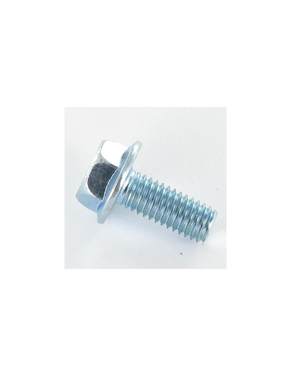 Vis métaux Tête hexagonale TH M6X40 Embase lisse Acier zingué Filetage ...