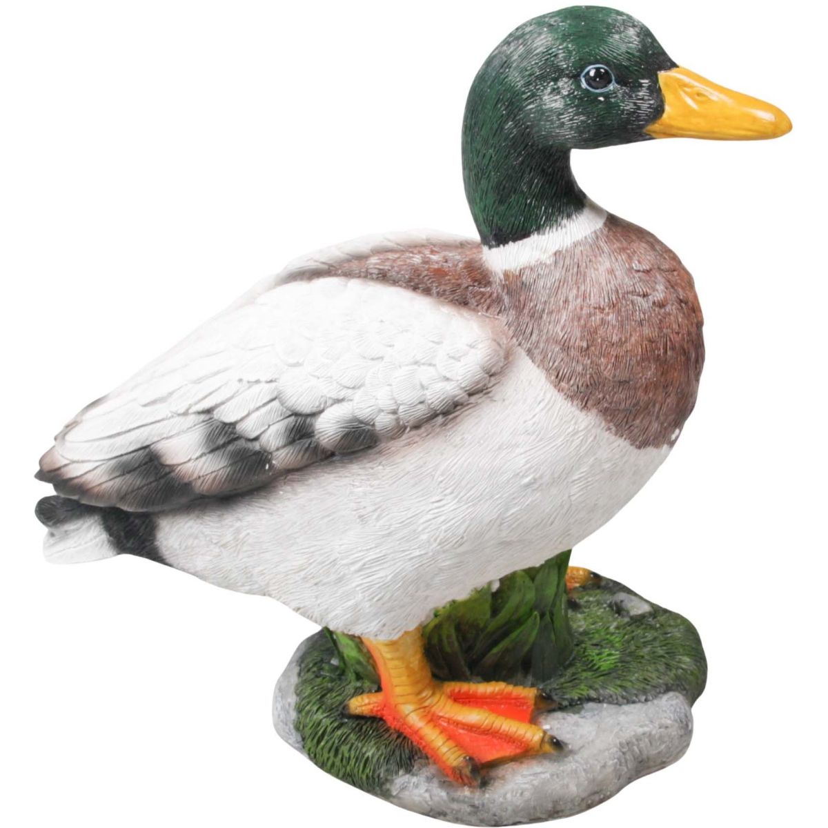 Canard colvert en résine Debout Farmwood Animals | Leroy Merlin