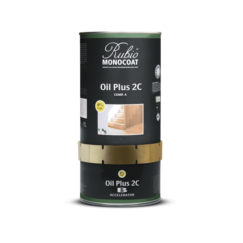 Oil Plus 2C A+B SET 13L Mist - R002079 - Rubio Monocoat | Leroy Merlin