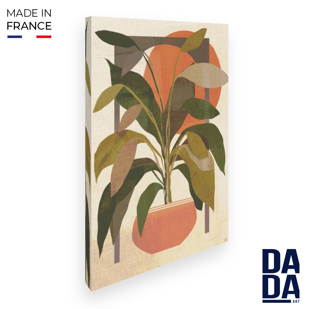 Toile Plante en pot / 60x90cm / Fabriqué en France / DADA ART | Leroy ...