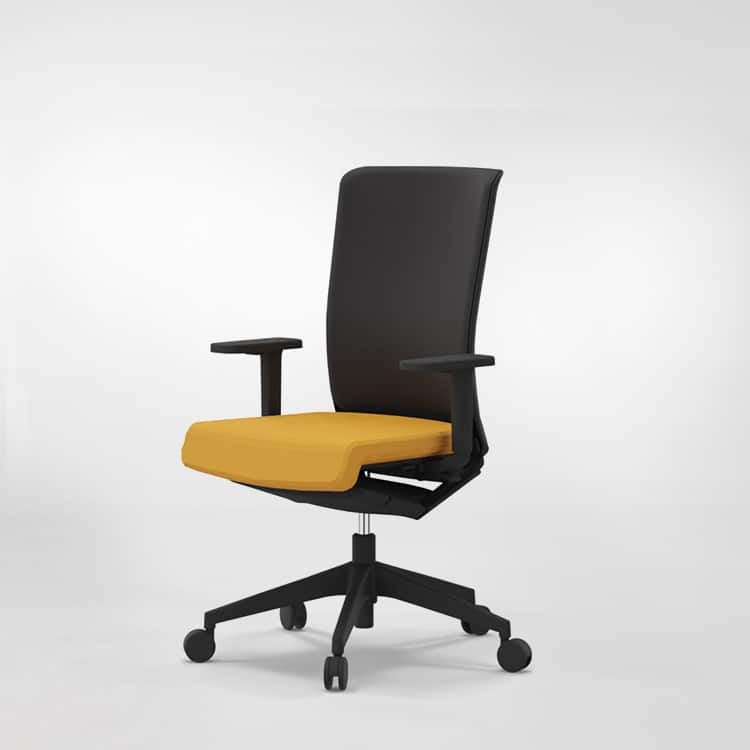 Chaise de bureau ergonomique Actiu Winner Black Bee usage professionnel ...