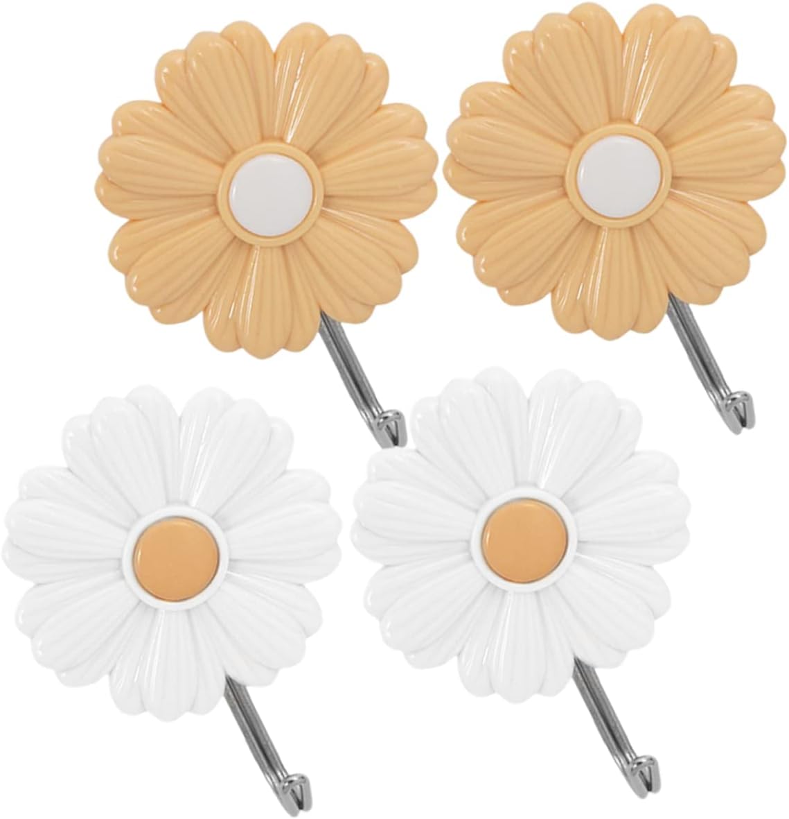 4 Pièces Crochet Collant Marguerite Crochets Pour Serviettes | Leroy Merlin