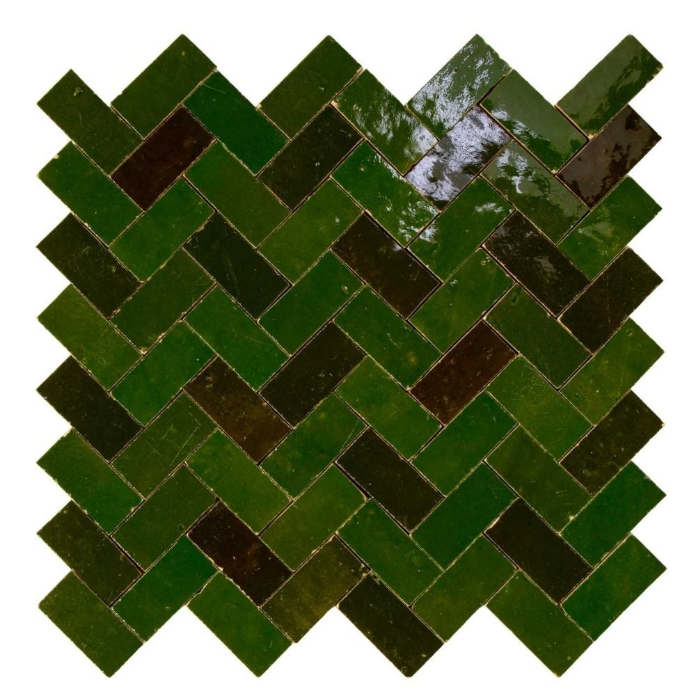 Zellige Marocain - Chevron - Carrelage mur - Terre De Zellige - (Vendu ...