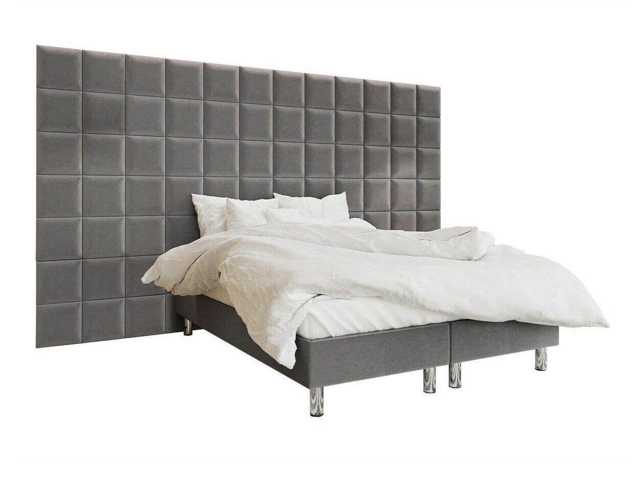 Letto continentale Logan 102, Continentale, Doppio, Grigio, 140x200 ...