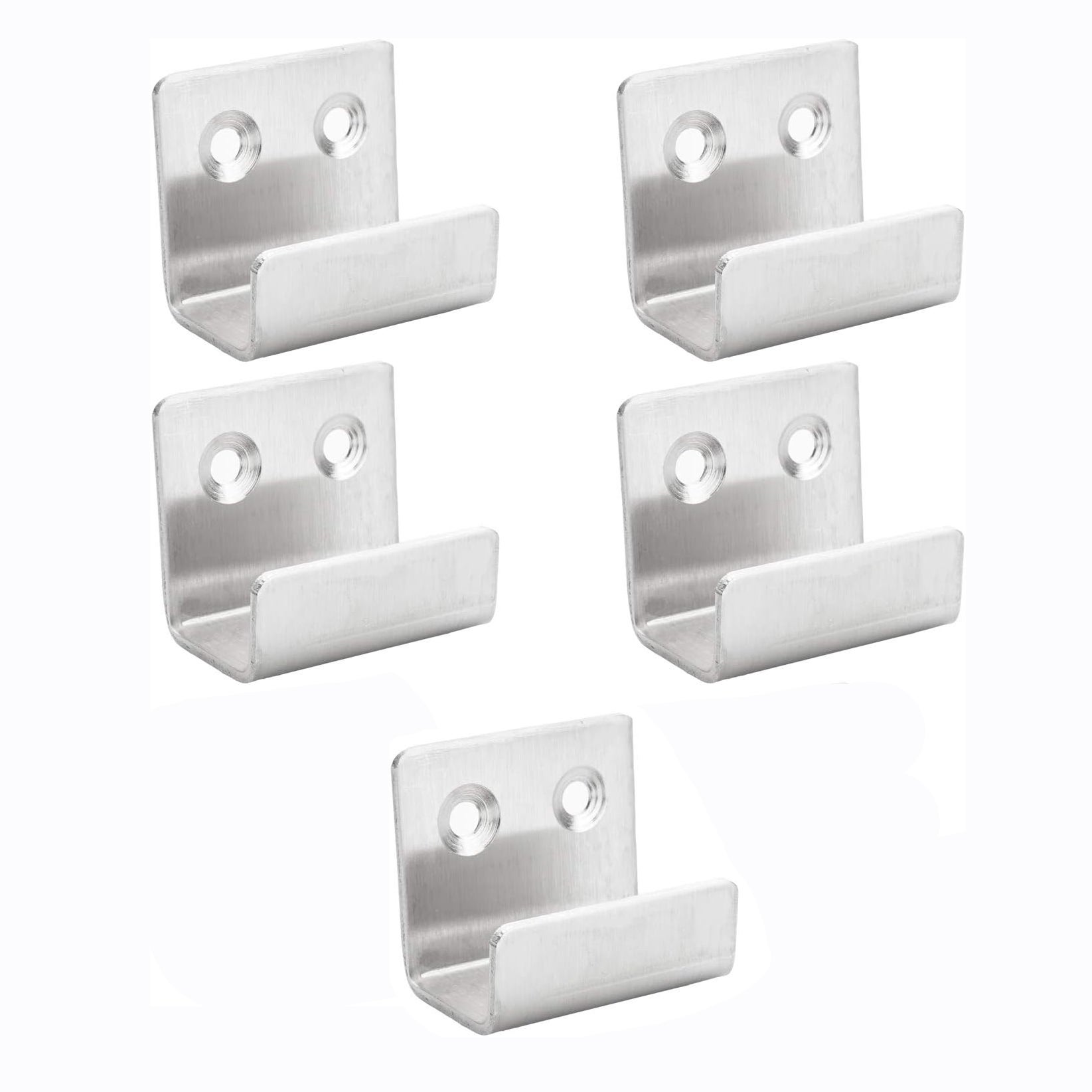 Crochet Mural Inox a Visser 5 Pièces Crochet Porte Serviette Salle de ...