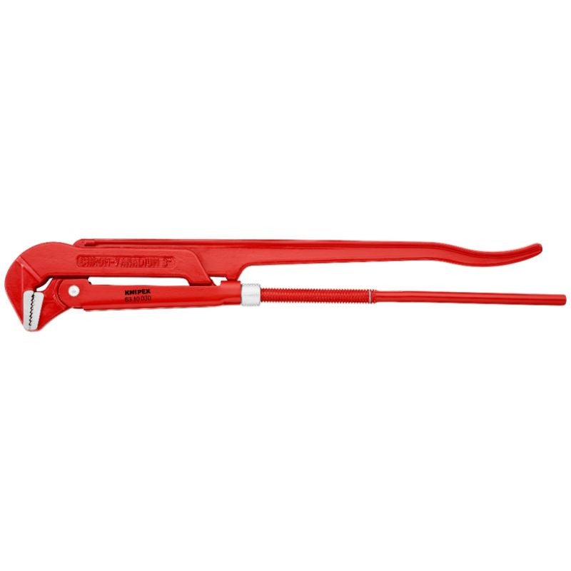 KNIPEX 83 10 030 Clé serre-tubes 90° revêtement poudre, rouge 650 mm | Leroy Merlin