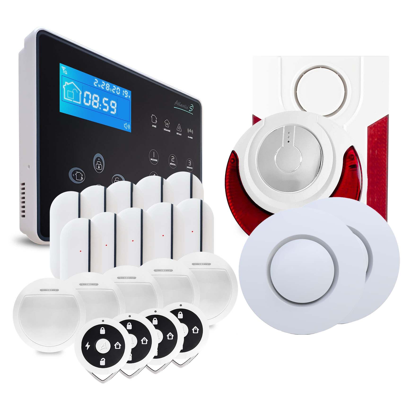 Pack alarme sans fil NEOS Kit 8 (MD-334R) | Leroy Merlin