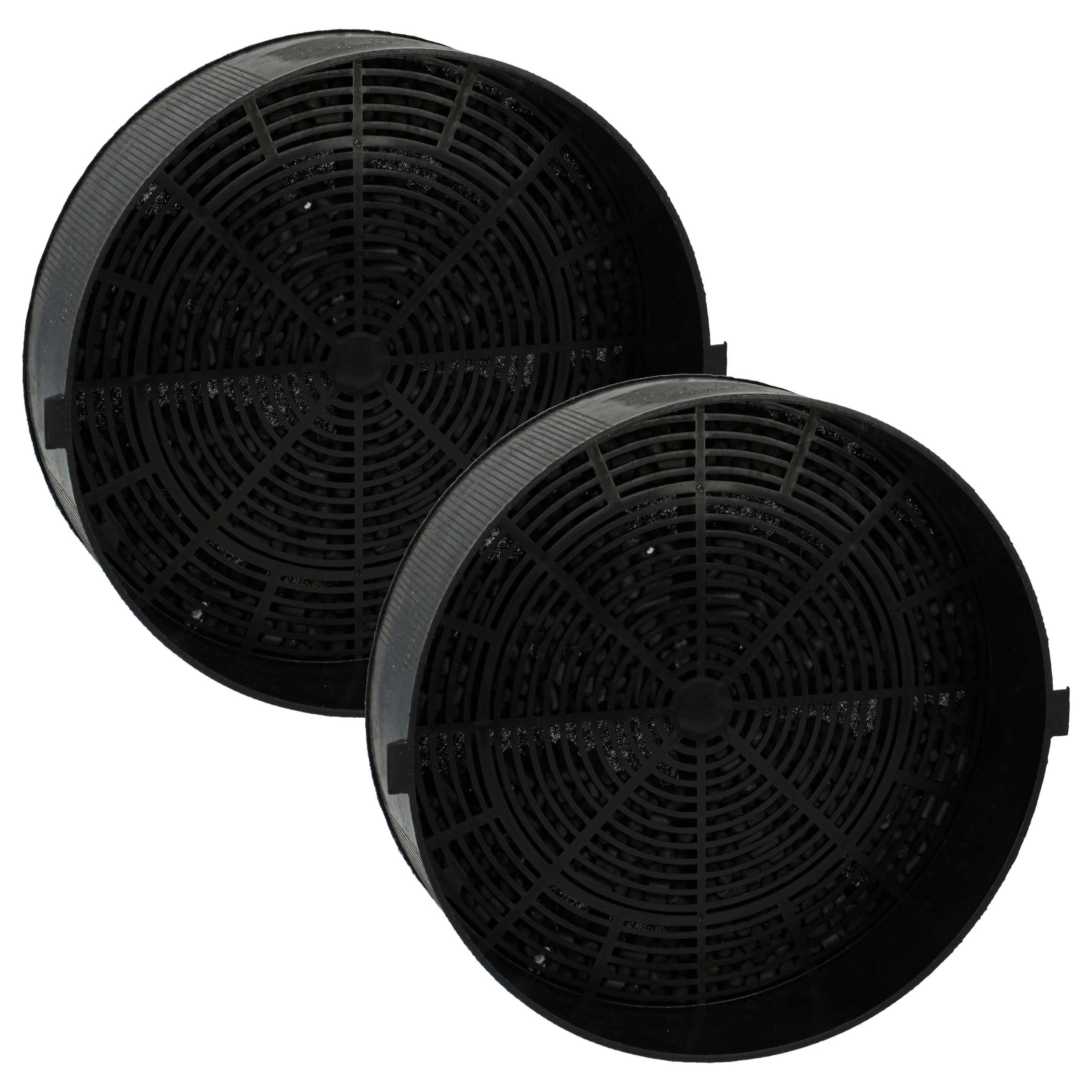 Vhbw 2x Filtres à charbon actif compatible avec Electrolux AEF3810X 942640947 hotte de cuisine ...