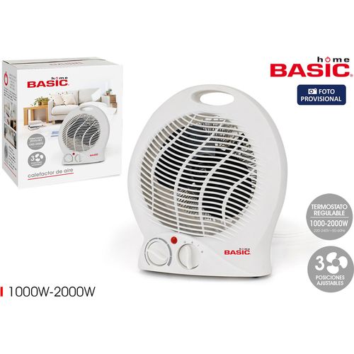 CHAUFFEUR D'AIR 1000/2000W | BASIC HOME | Leroy Merlin