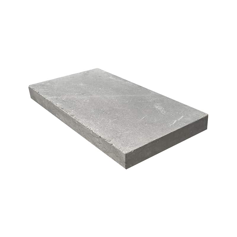 Margelle Argos gris - vieilli - PIERRE ET PARQUET - 30 x 90 x ép. 3,7 ...