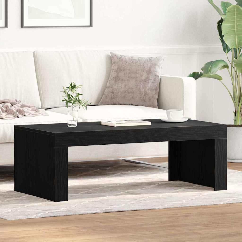 Table basse Noir Bois d'ingénierie | Leroy Merlin