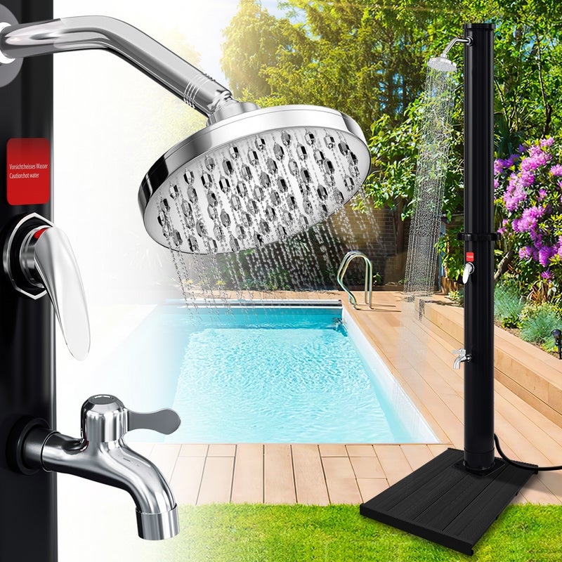 Ducha exterior Ducha piscina Ducha jardín Ducha de suelo Ducha tubo 20L ...
