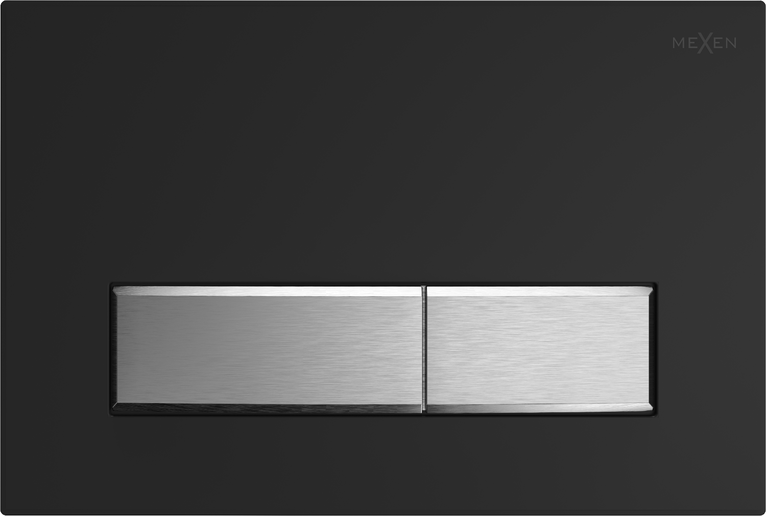 Bouton de chasse d'eau Mexen Fenix 09, noir/chrome mat - 600997 | Leroy ...
