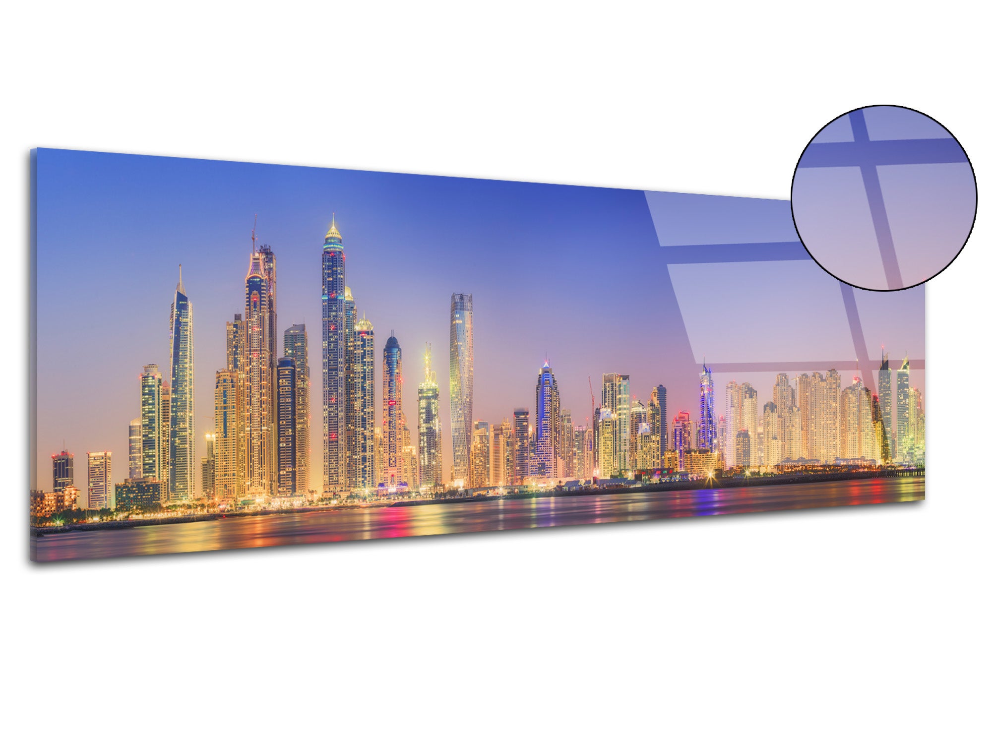 Tableau plexiglas photo panoramique Dubai | Leroy Merlin