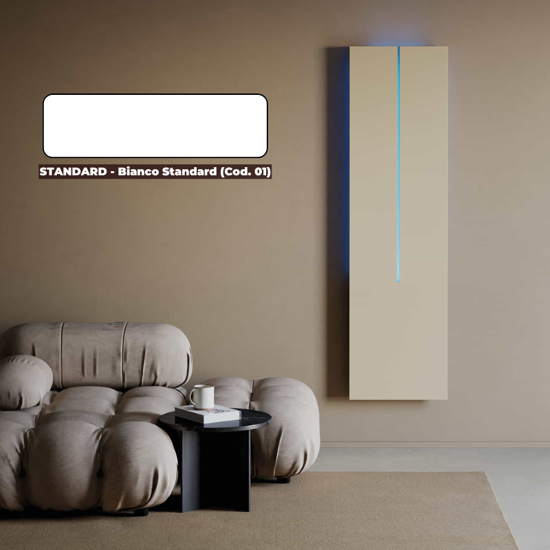 Radiateur design électrique connecté 750W blanc ORIGIN - IRSAP | Leroy ...