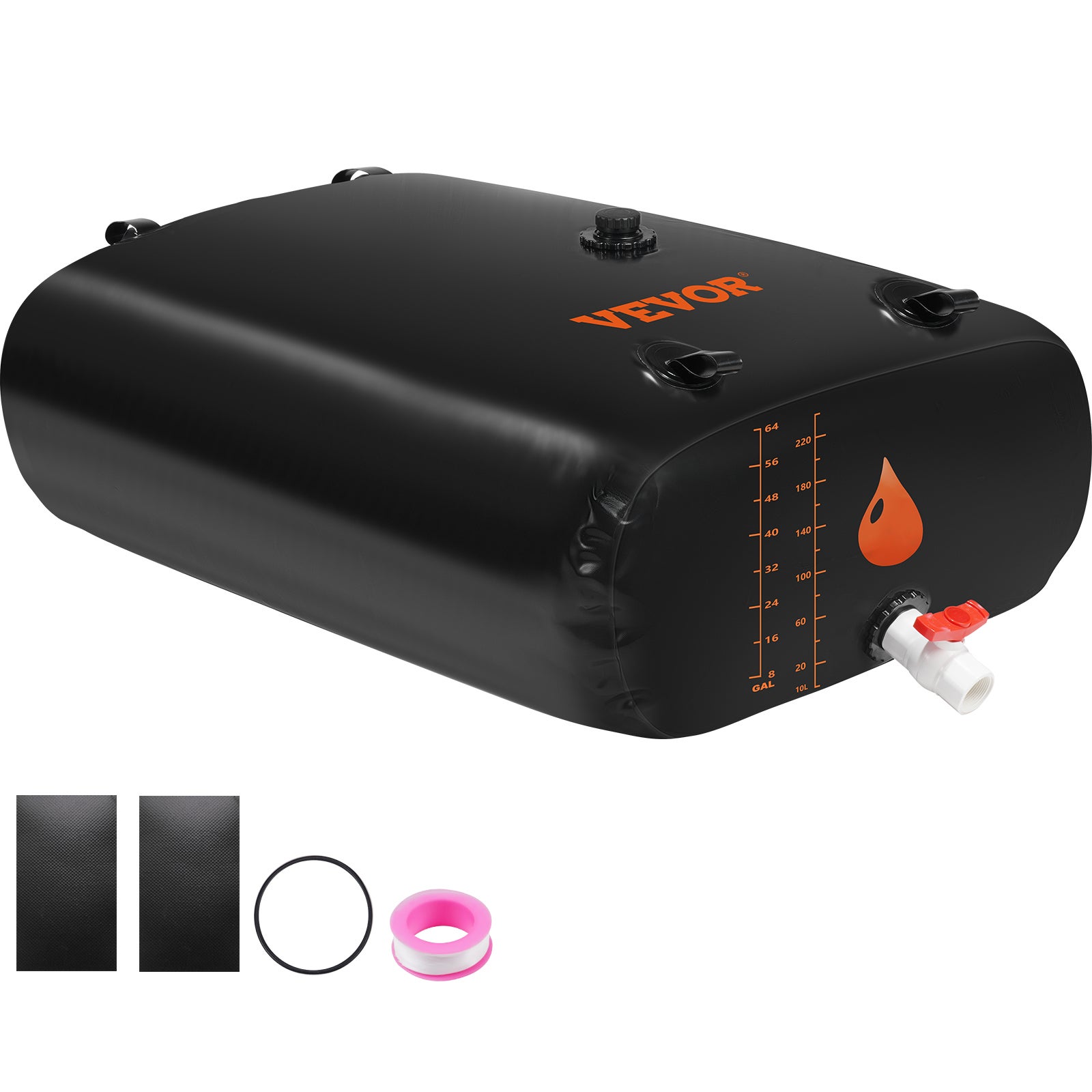 Citerne Souple VEVOR 240 L Récupérateur Eau de Pluie Pliable et ...