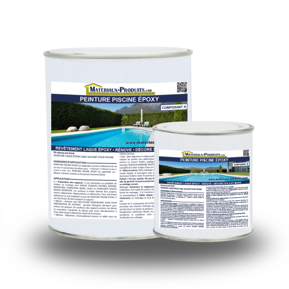Peinture Piscine époxy Kit de 10 Kg Blanc - PEINT35 - MATPRO | Leroy Merlin