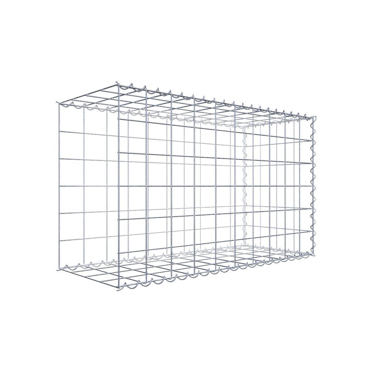 Gabiona - Gabion à monter en longueur 100 cm x 60 cm x 40 cm (L x H x P), maille 10 x 10 cm ...