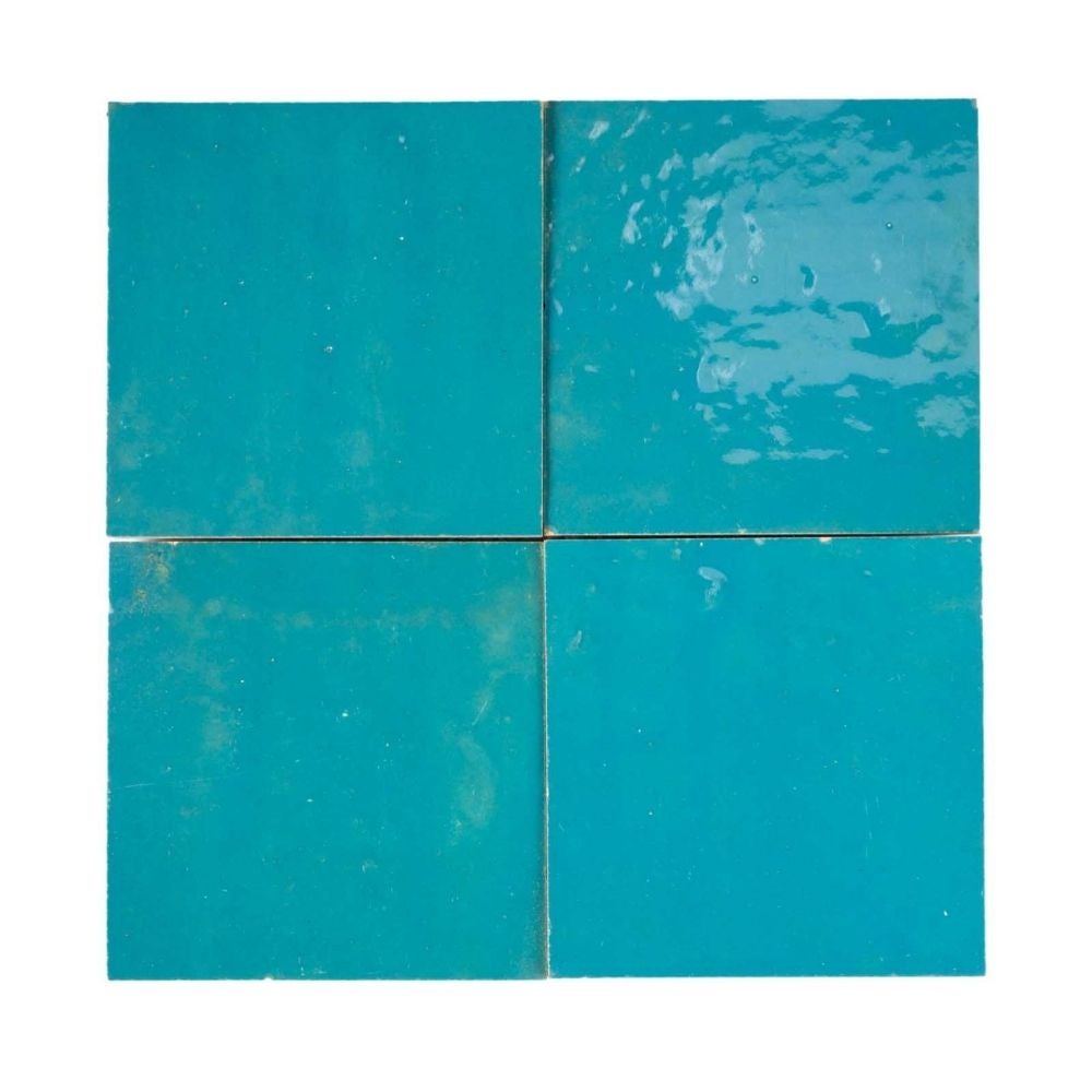 Zellige Marocain - 10x10 cm - Carrelage mur - Terre De Zellige 10x10 cm ...