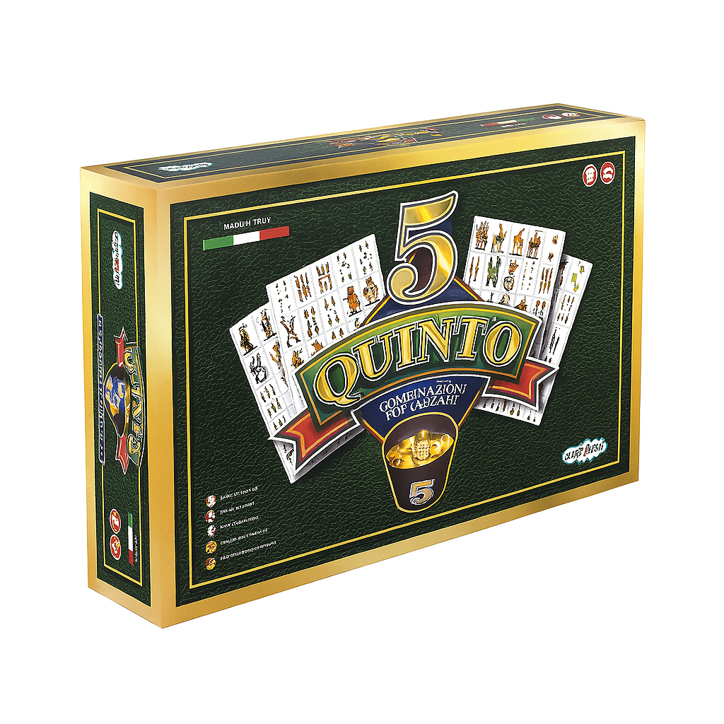 Jeu de société "Quinto" en boîte, idéal pour jouer entre amis ou en ...