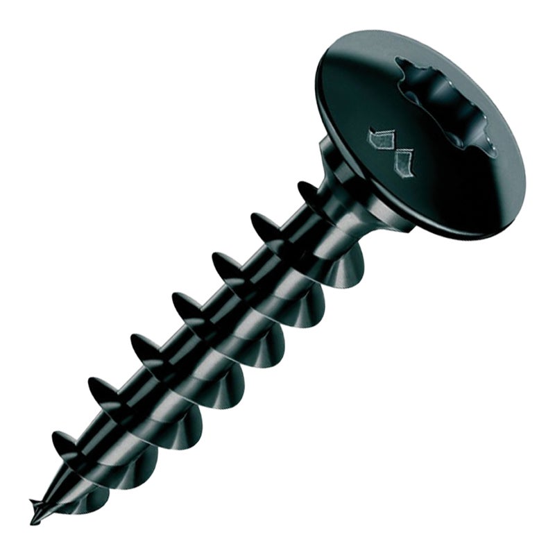 Vis penture torx - Vendu par 200 - Finition : Noir - Diametre : 6 ...
