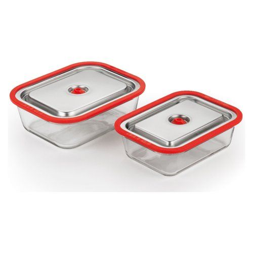 Contenitore sottovuoto magic vac aco1137 free inox e rosso inox e ross ...
