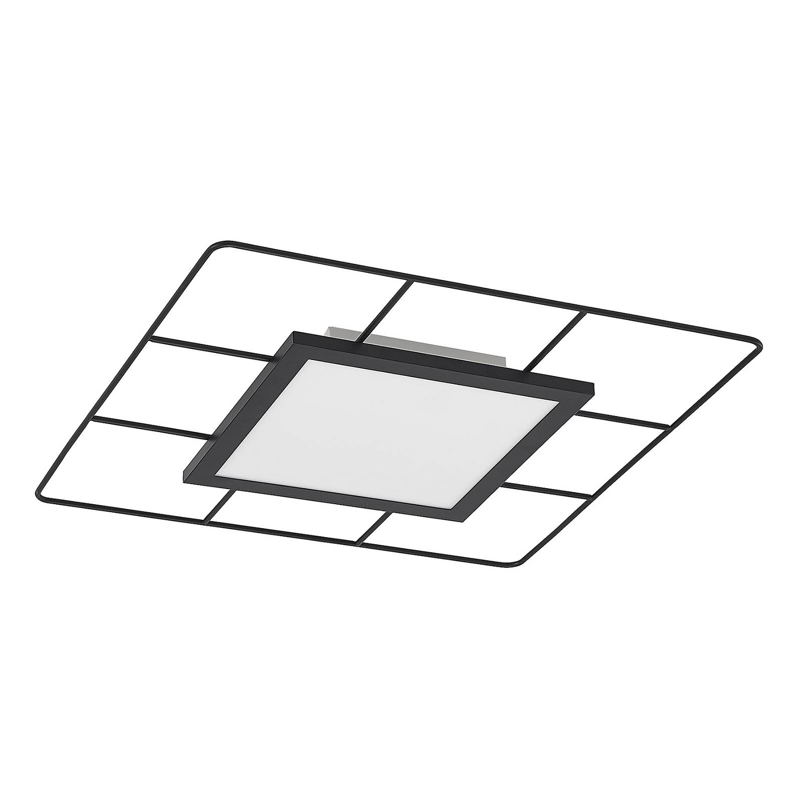 Lindby Khai Plafonnier LED, Stepdim, 45 x 45 cm, Eclairage LED, Lampe ...