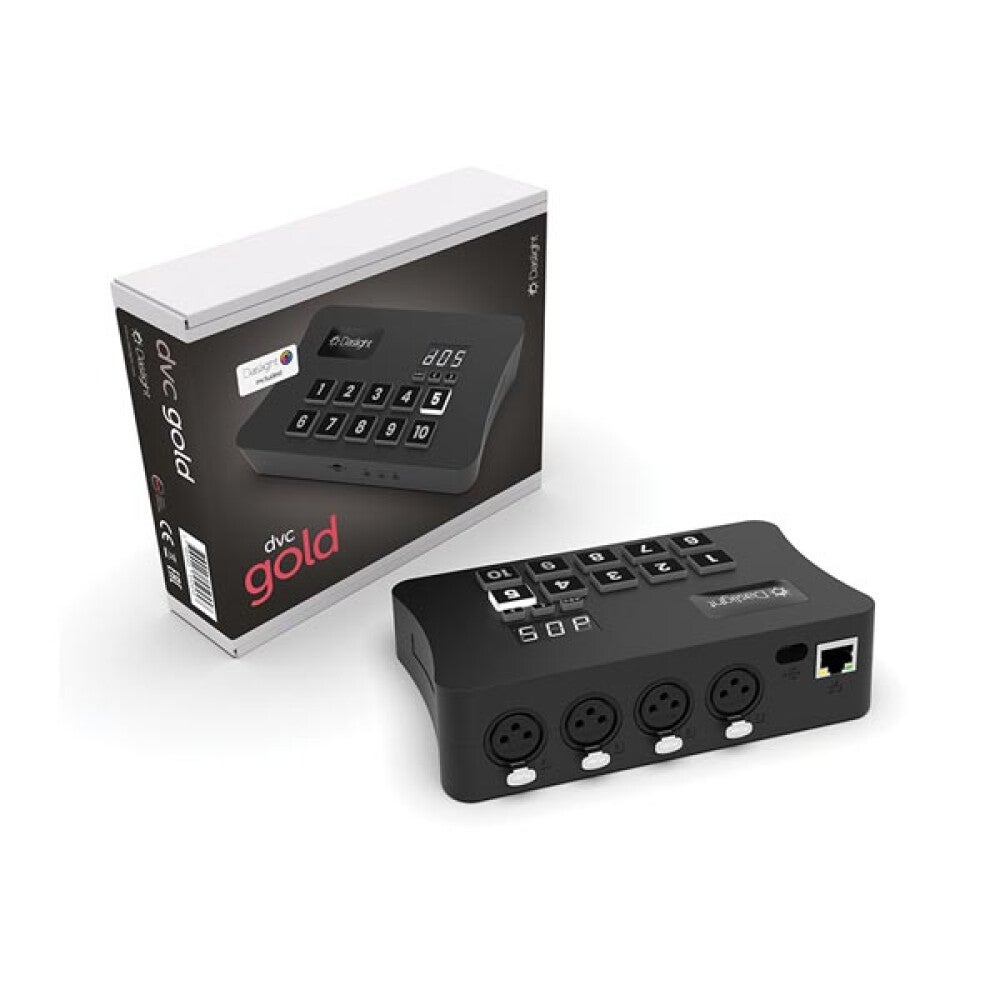 DASLIGHT - DVC4 GOLD VIRTUAL DMX CONTROLLER WITH USB DMX INTERFACE ...