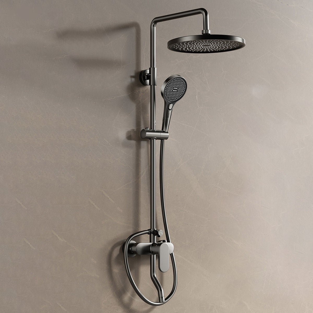 Ensemble de Douche de Salle de Bain avec Jet de Pression, Pommeau de ...
