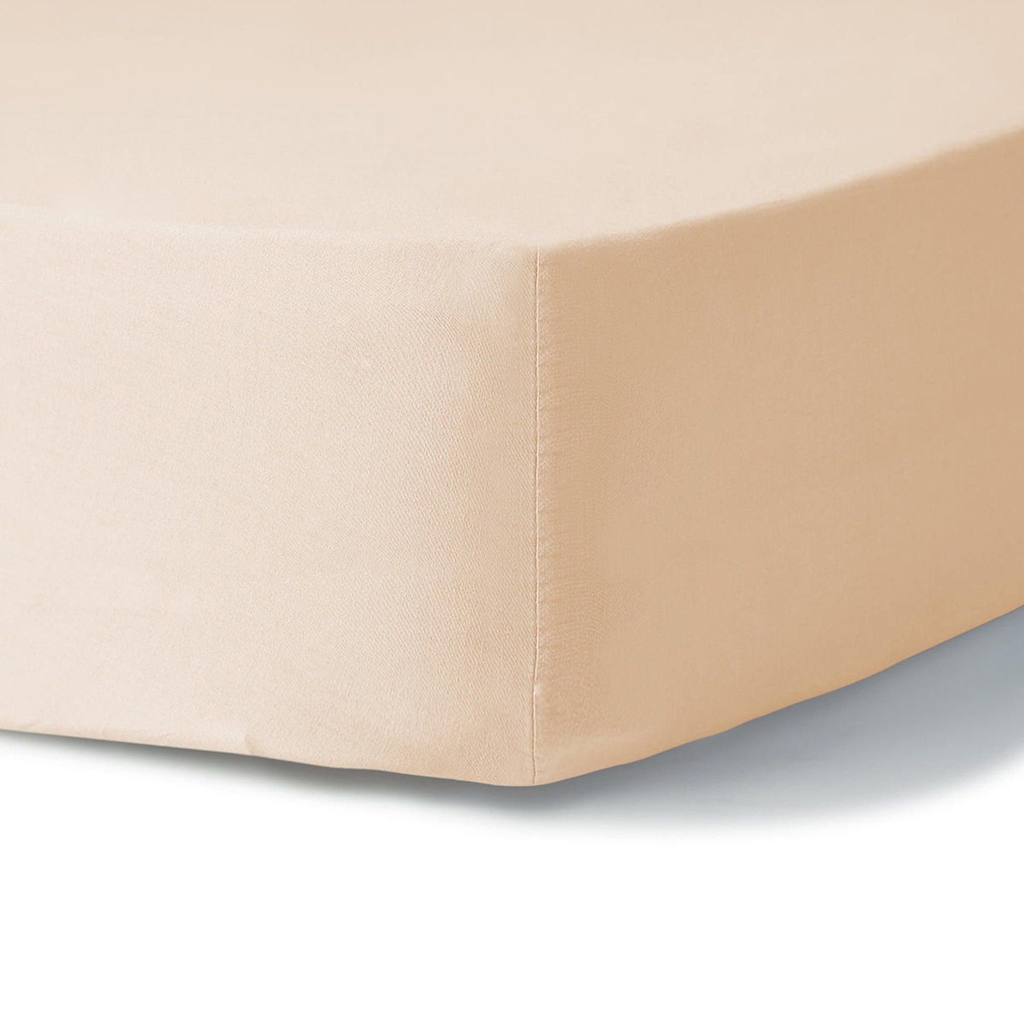 Drap housse 150x200x30 coton lavé rose | Leroy Merlin