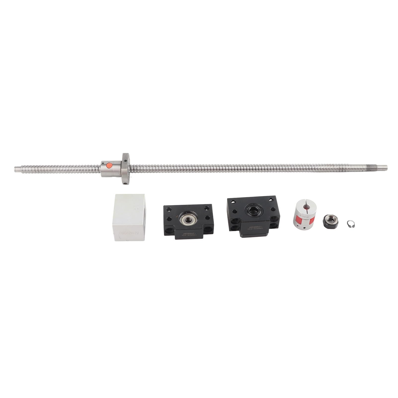 Kit de vis à billes laminées 1204 haute précision avec support d'écrou ...