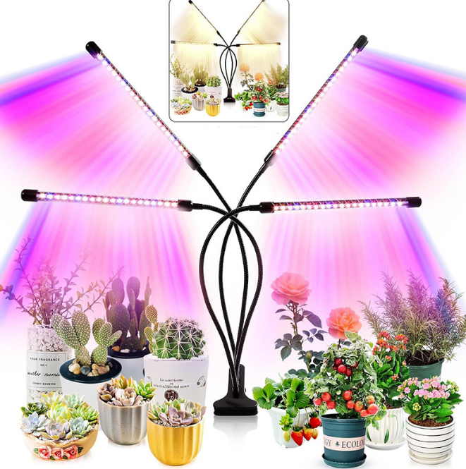 Lampe horticole à 60 LED, spectre complet 3000K/5000K/660 nm, avec ...