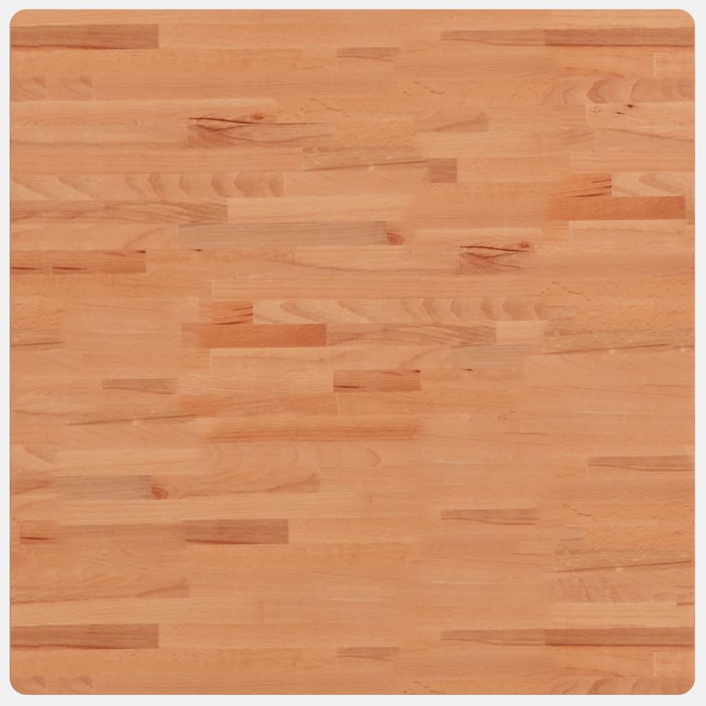 Tablero de mesa cuadrado de madera maciza de haya 80x80x1,5 cm | Leroy Merlin