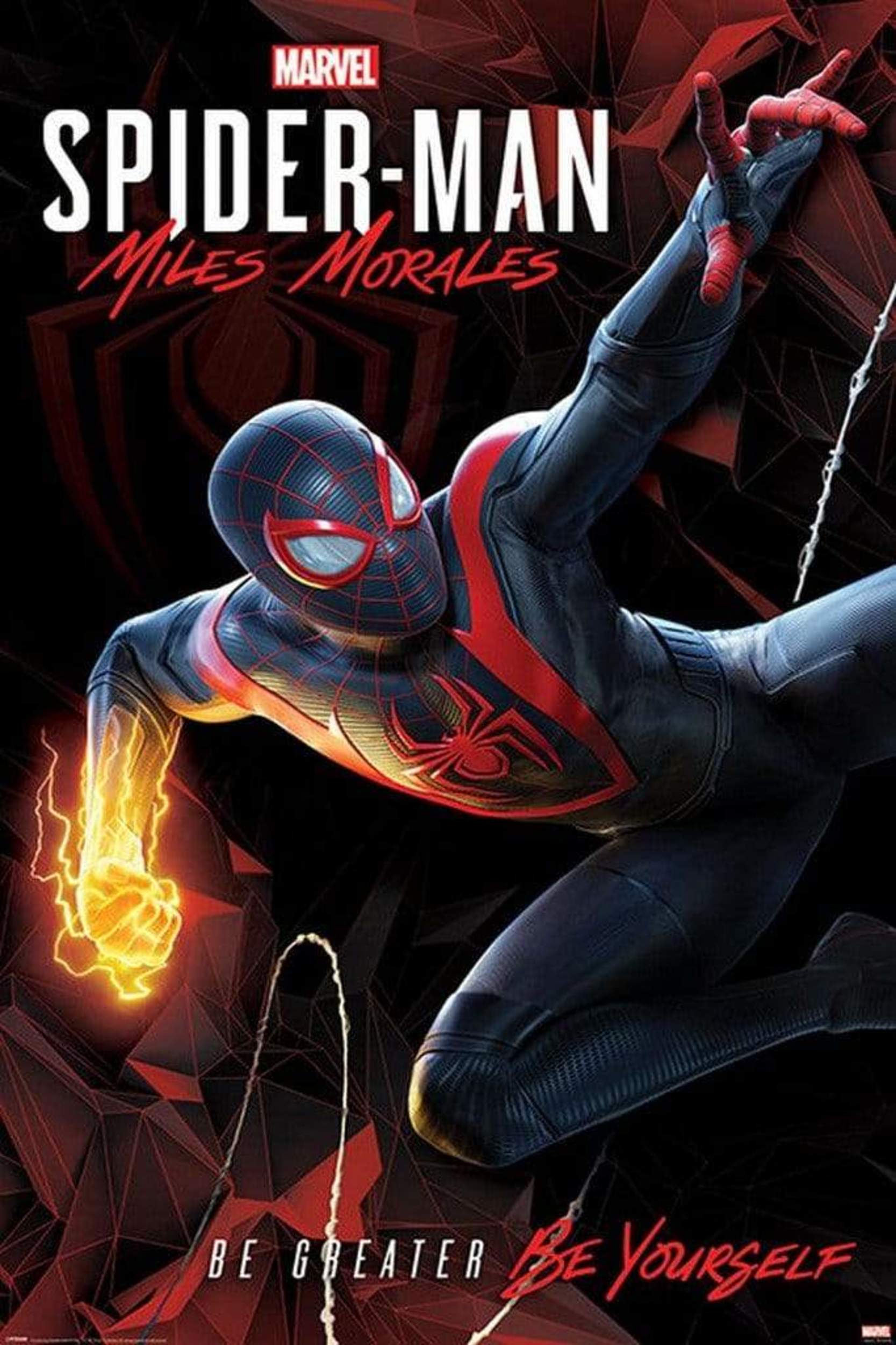 Poster Spider-Man - Miles Morales Cybernetic Swing 61x91.5cm | Leroy Merlin