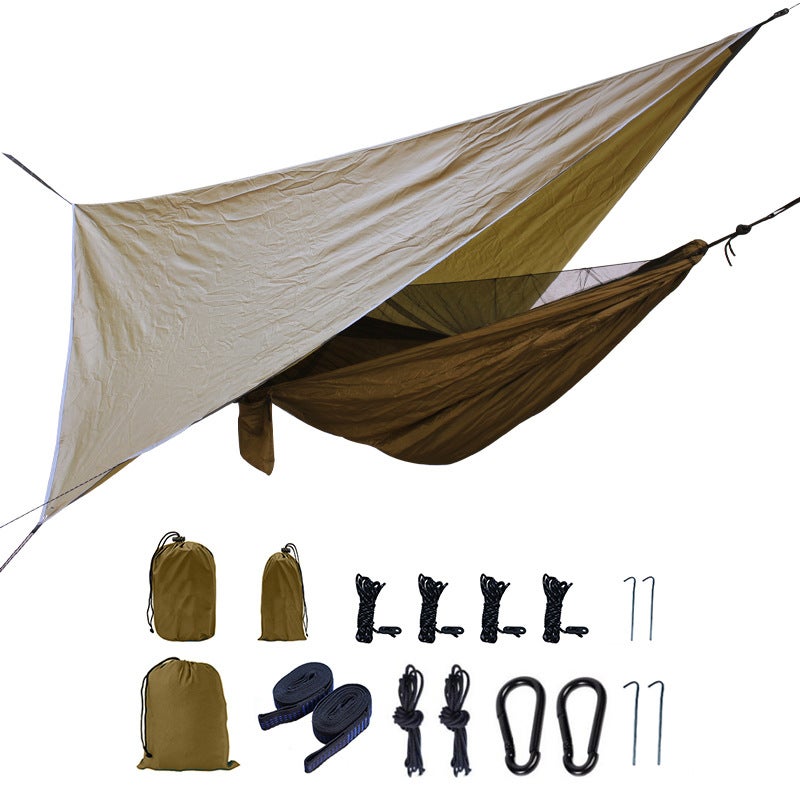Juego de hamaca con mosquitera para acampar al aire libre con ...