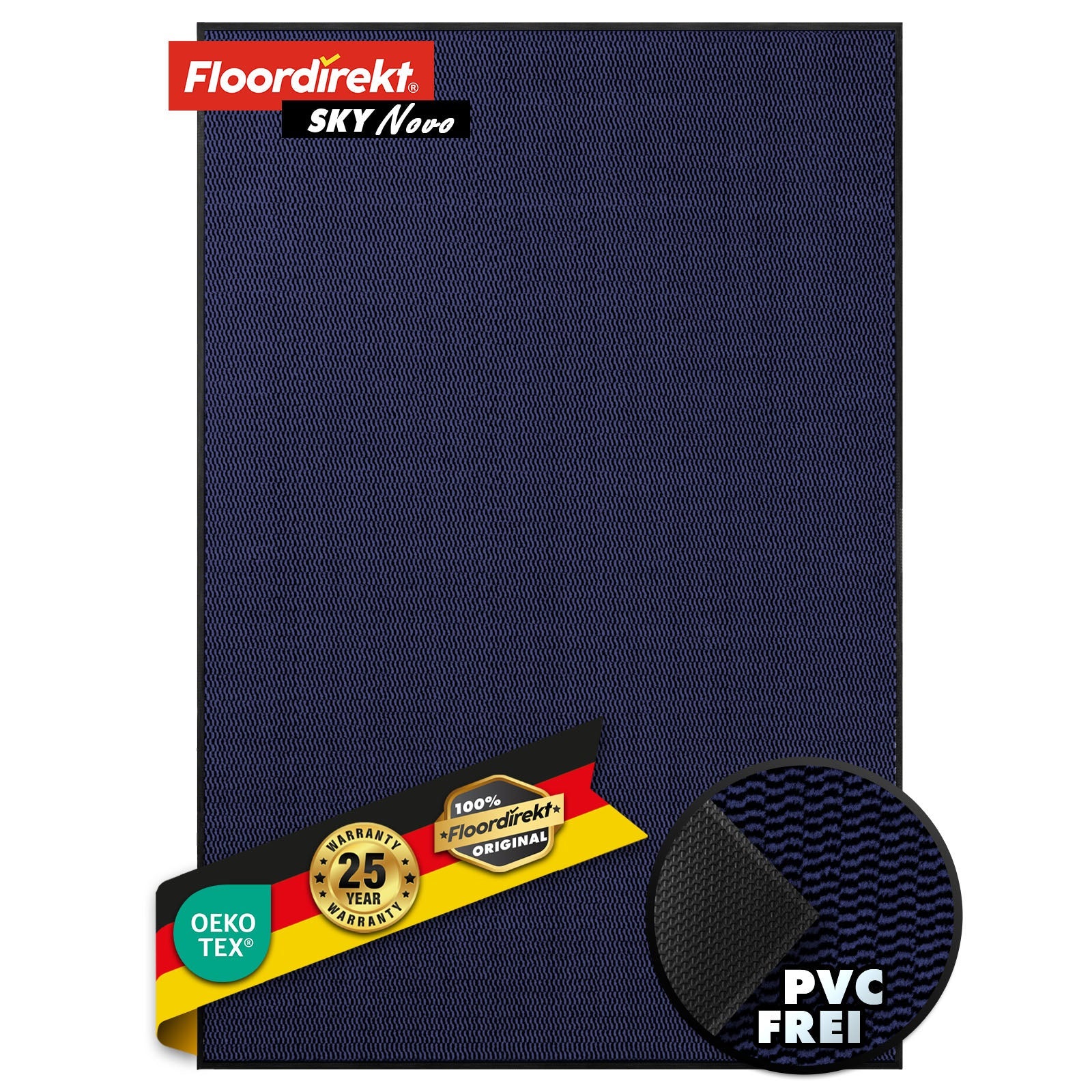 Estera SKY Pro con reverso exclusivo de TPE para Ocre-Negro 90 x 150 cm ...