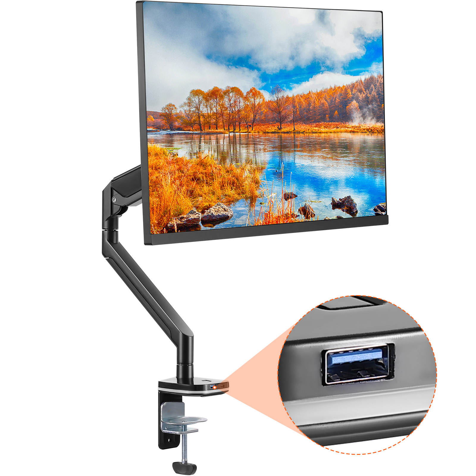 VEVOR Support Écran PC pour Moniteur de 13-35 pouces Bras Écran PC ...