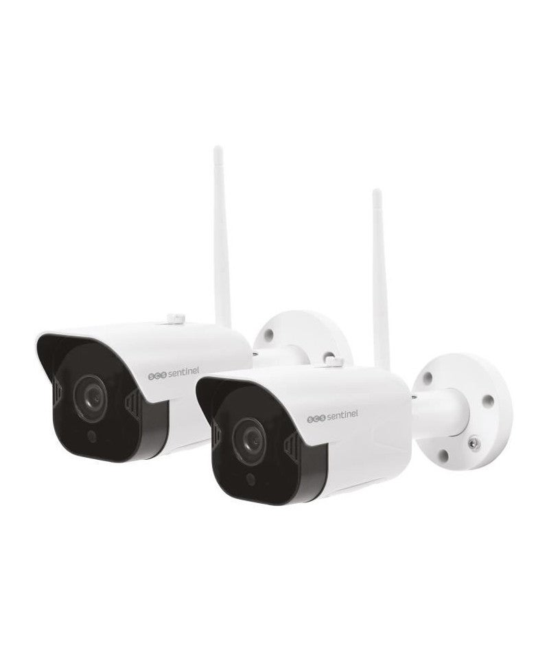SCS SENTINEL Lot 2 x Caméra de surveillance extérieure Full HD | Leroy ...